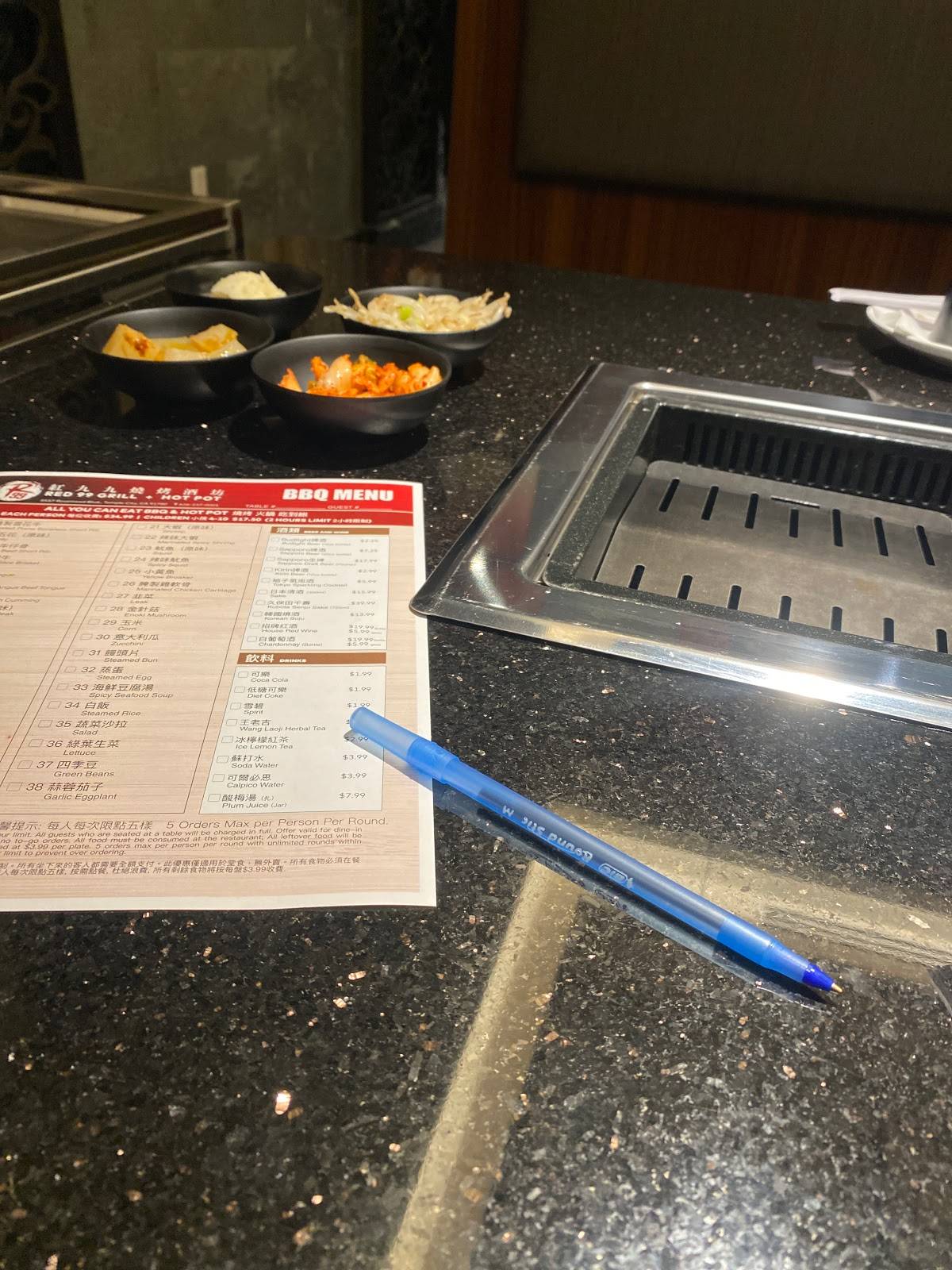 Menu at Red 99 Grill Bistro restaurant, Temple City