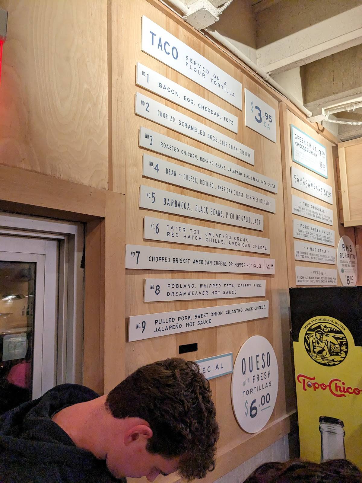 Menu at Redheaded Stranger restaurant, Nashville