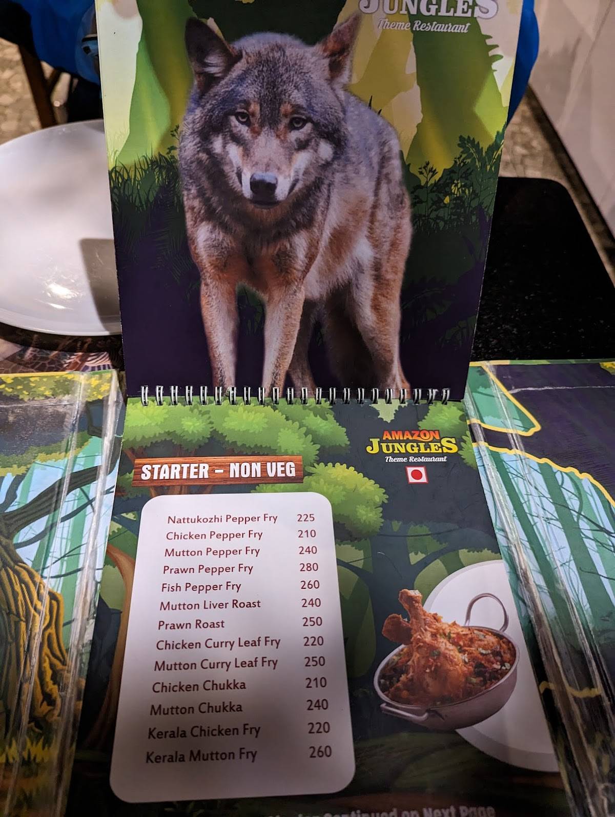 Menu at Amazon Jungles Restaurant - Theme Restaurant in OMR Perungudi ...