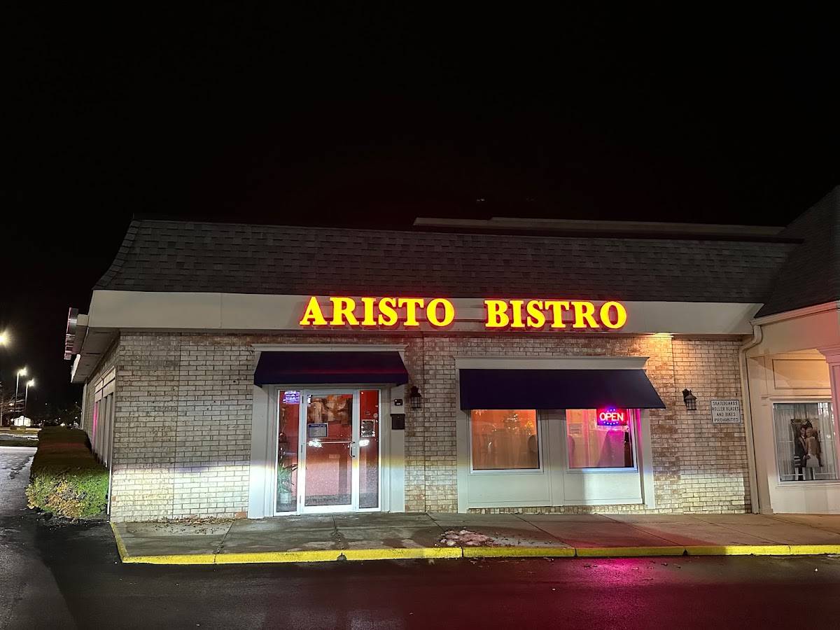 Menu at Aristo Bistro restaurant, Westlake
