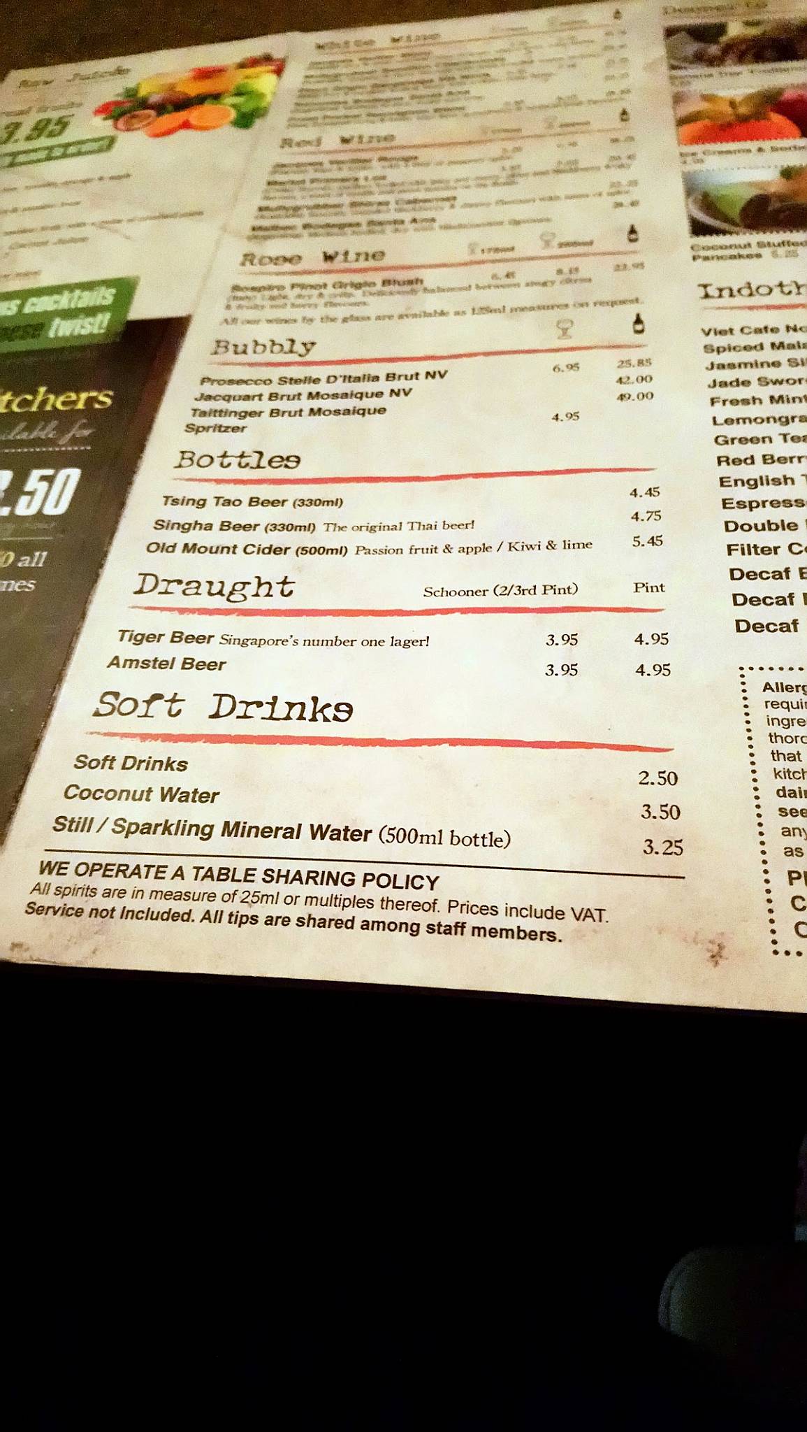 Menu at Banana Tree Milton Keynes restaurant, Milton Keynes