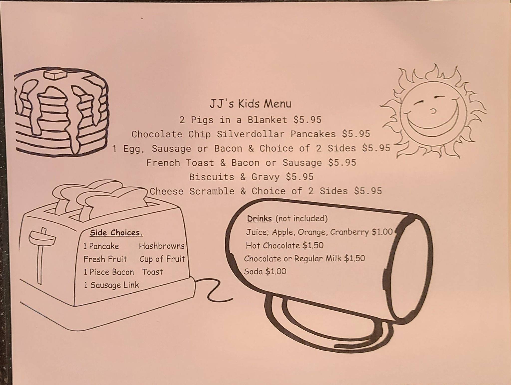 Menu at Beachwood Eatery restaurant, The Dalles, 504 E 9th St