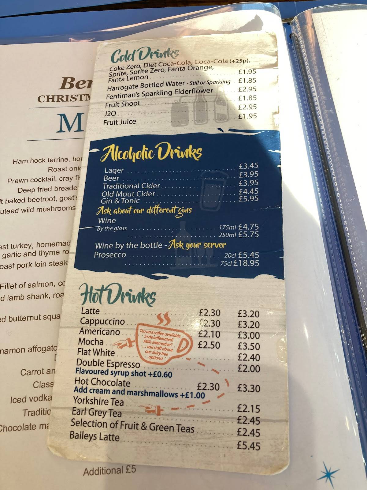 Menu at Bennett's Eggs & The Garden Coffee Lounge restaurant, Liversedge