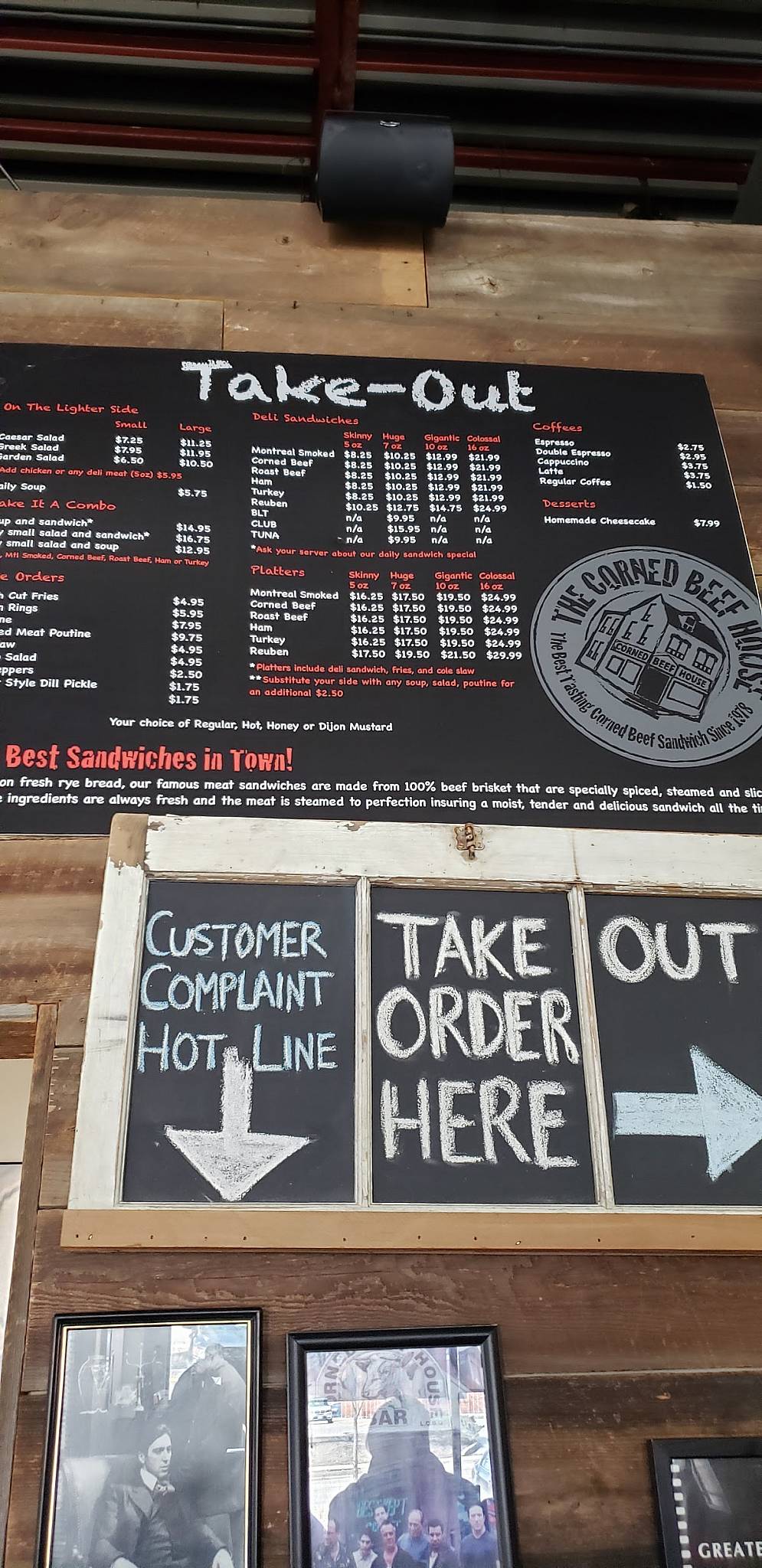 Menu at Corned Beef House restaurant, Vaughan, 120 Whitmore Rd #19
