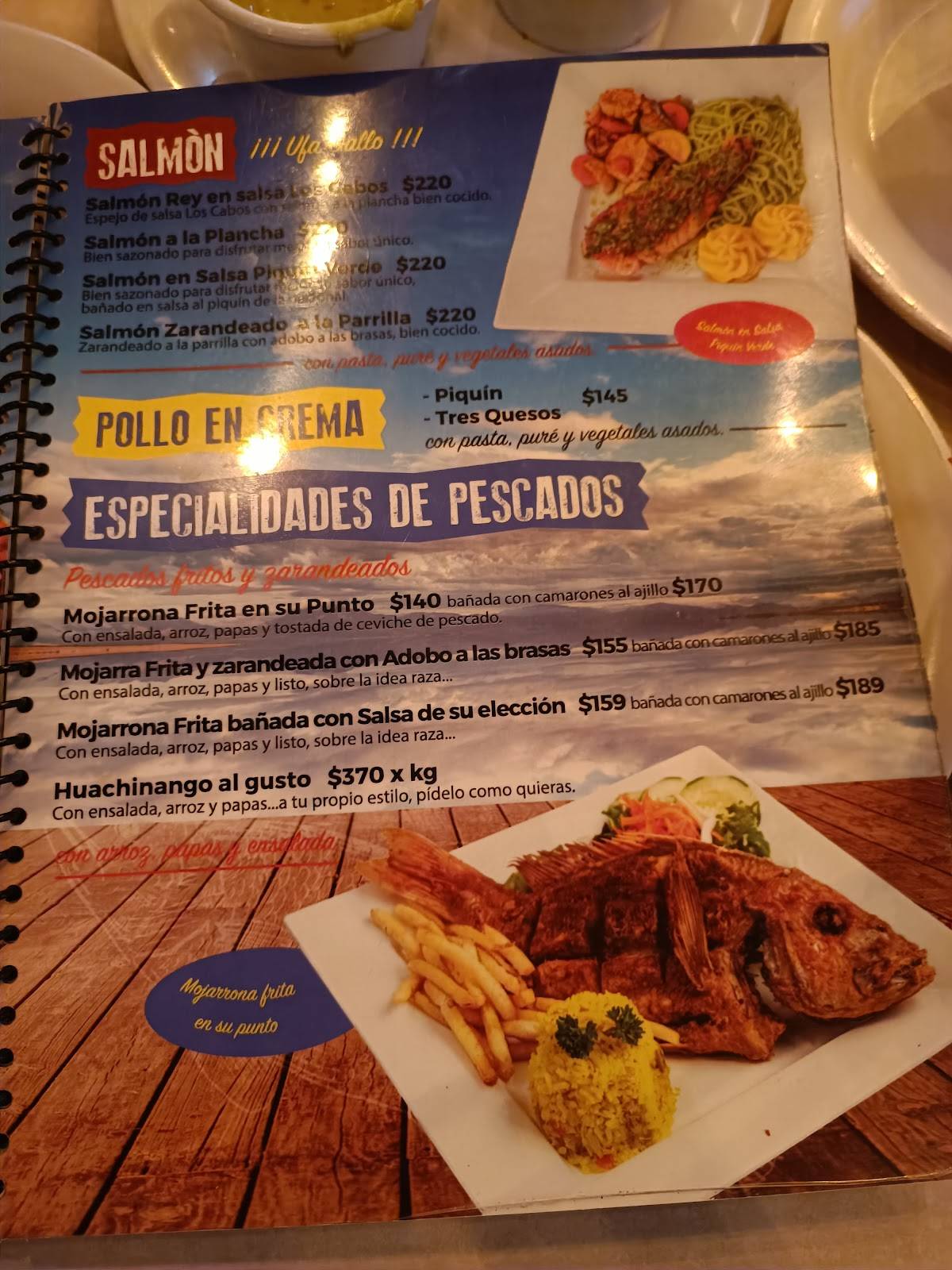Carta del restaurante El Camarón, San Nicolás del los Garza, Av ...