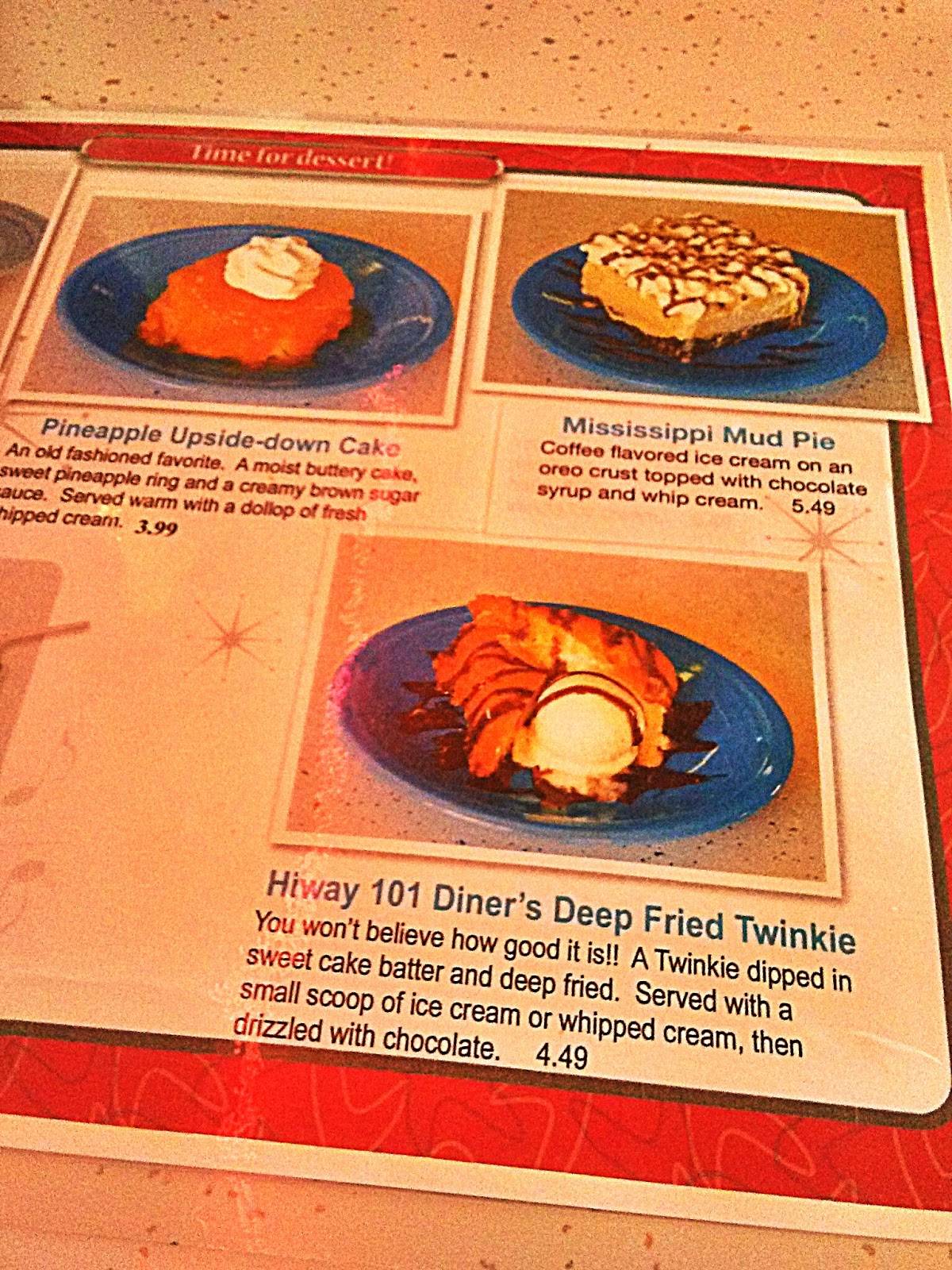 Menu at Hi-Way 101 Diner restaurant, Sequim, 392 W Washington St