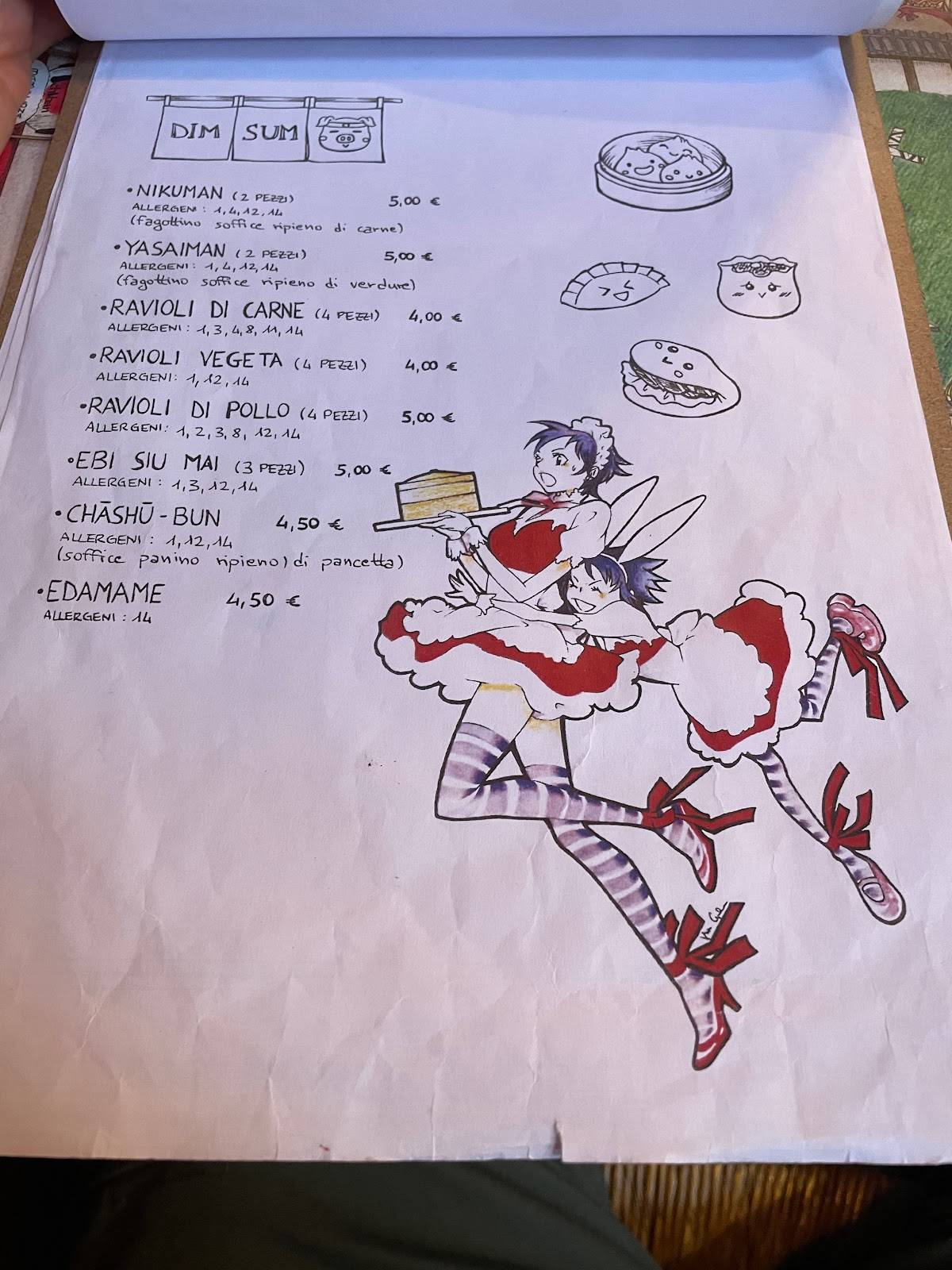 Carta del restaurante Ichiban Ramen Ferrara, Ferrara