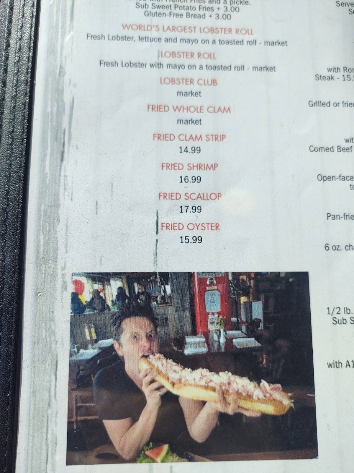 Menu at Taste of Maine Restaurant, Woolwich