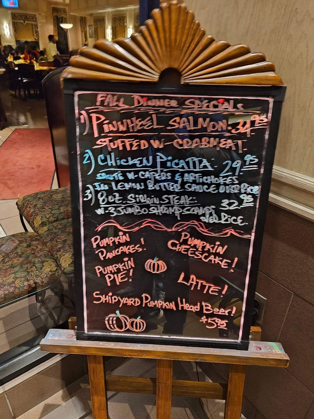 Menu at The Edison Diner restaurant, Edison