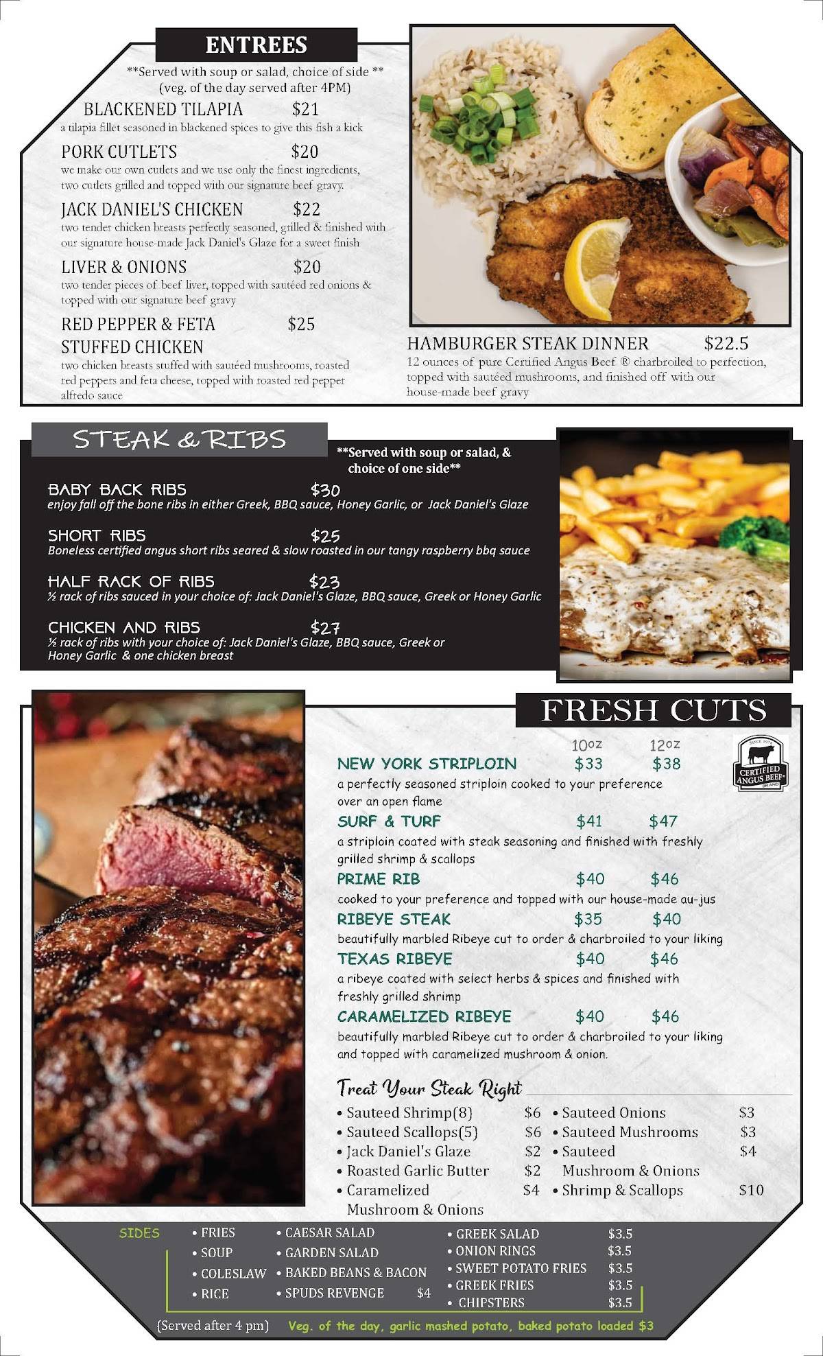 Menu at The Flats Eatery + Drink restaurant, Regina
