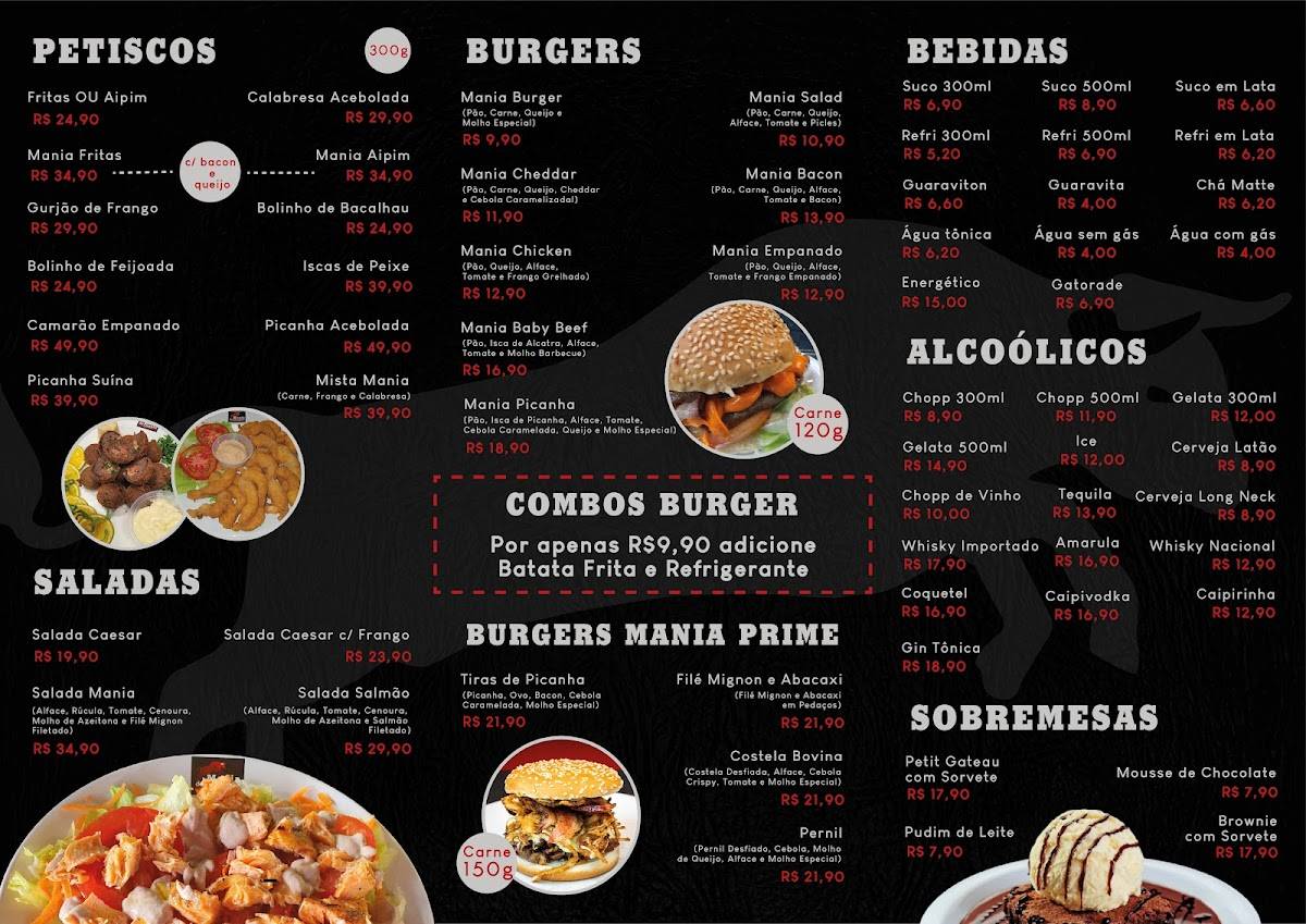 Menu at Mania de Picanha - Lanches restaurant, Macaé
