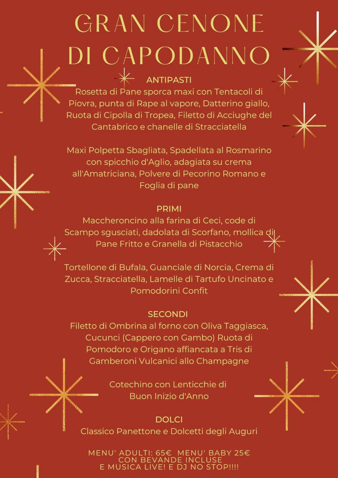 Menu da Ristorante Pizzeria "Il Vulcano", San Vito dei Normanni