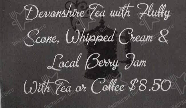 Menu at Rose Cottage Restaurant, Monbulk