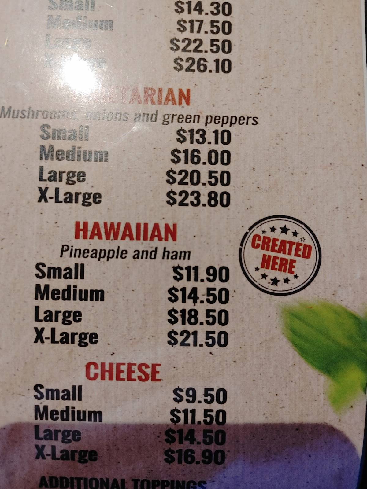 Menu at Satellite Restaurant, Chatham-Kent