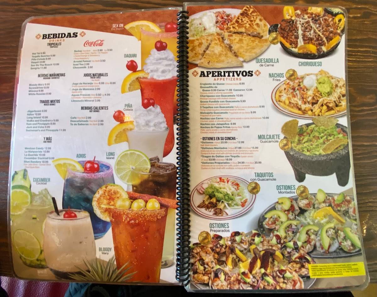 Menu at Taco Giro Mexican Grill restaurant, Sierra Vista