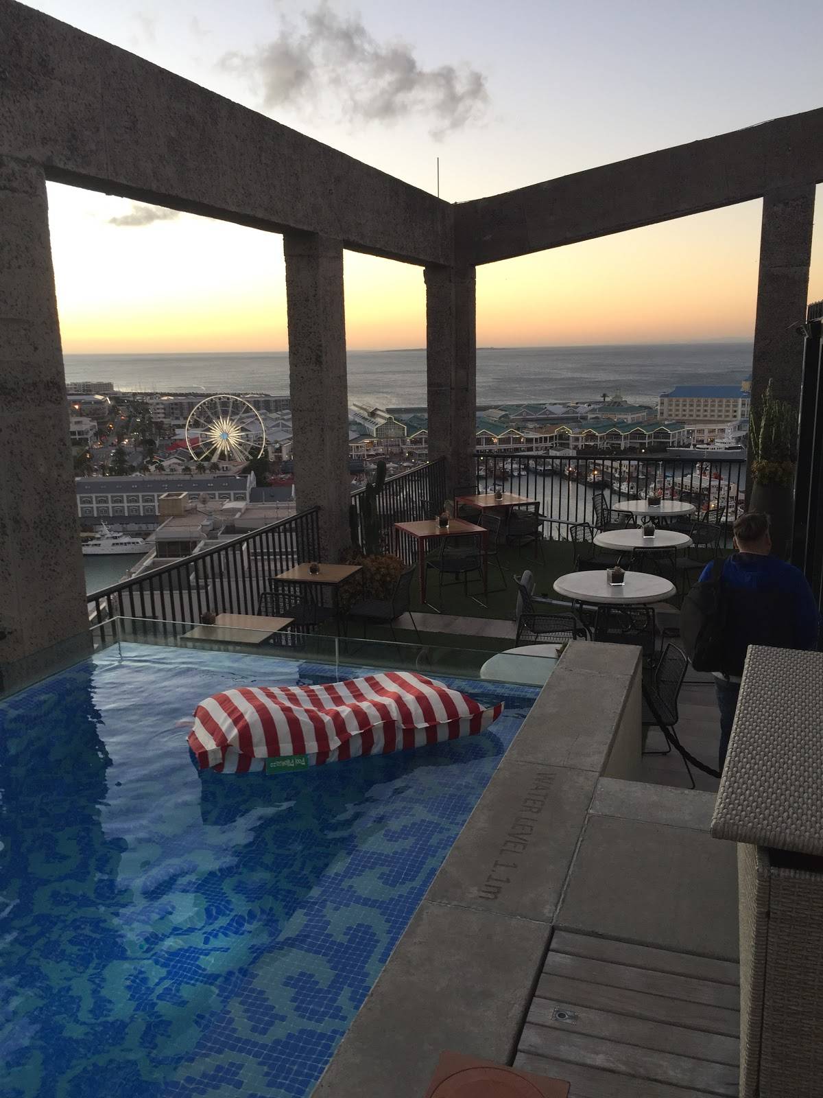 Menu at Silo Rooftop Bar, Cape Town