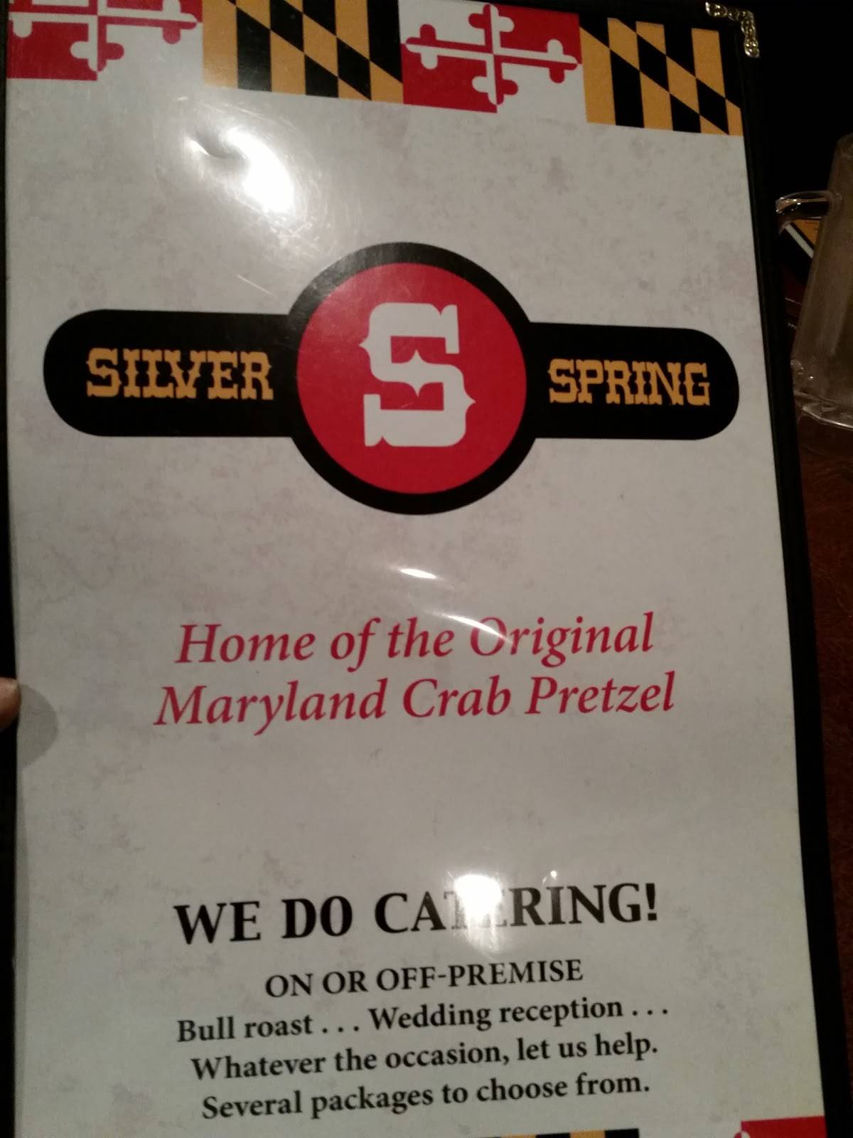 Menu at Silver Spring Mining Company pub & bar, Perry Hall