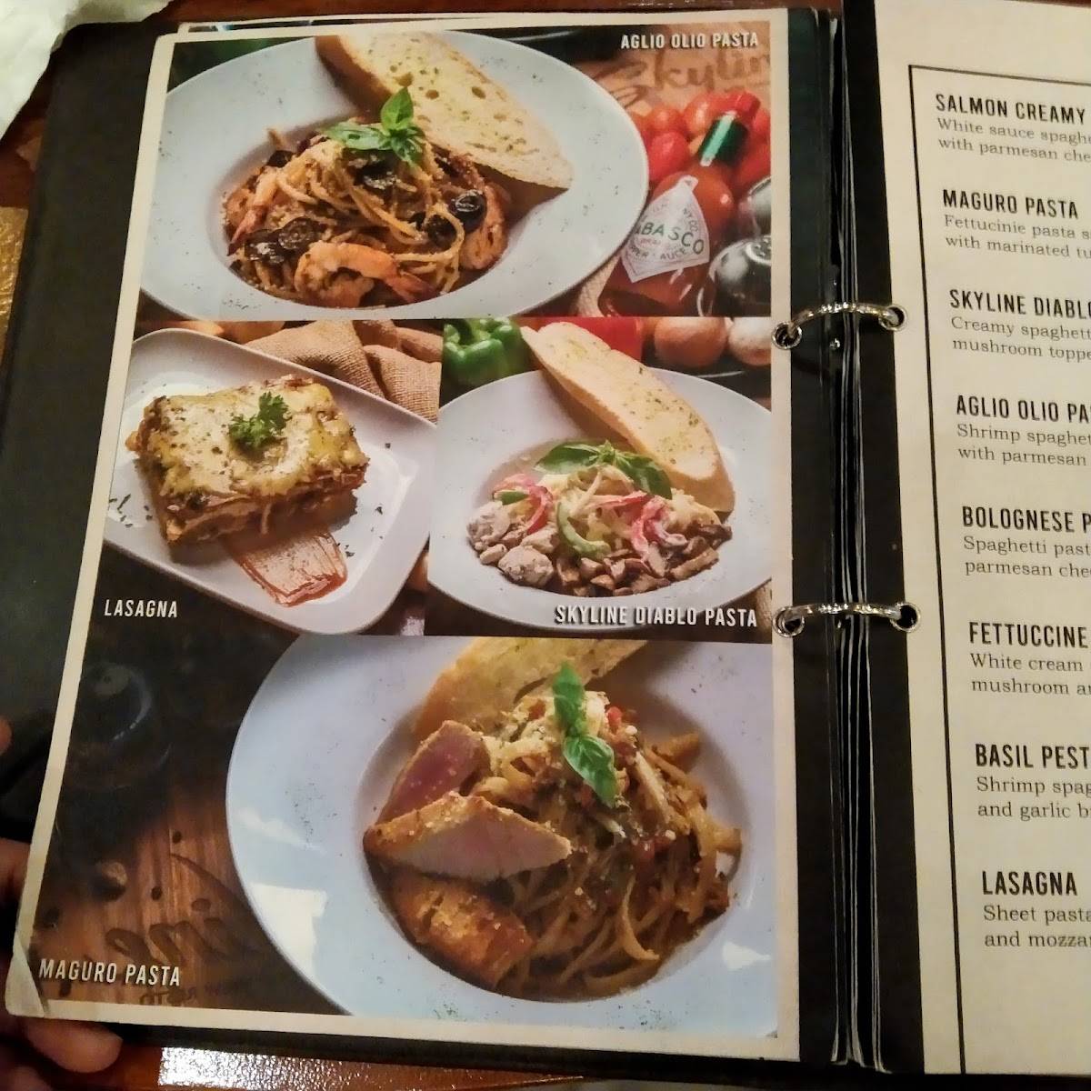 Menu at Skyline Best View Resto restaurant, Bandung