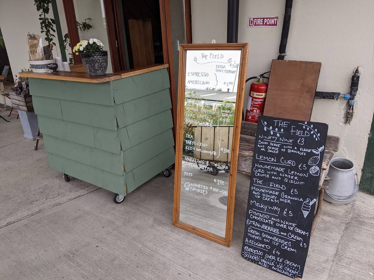Menu at Strandfield cafe, Dundalk