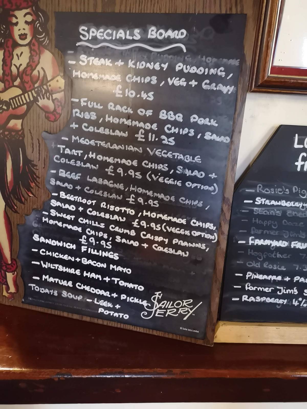 Menu at Strathmore Arms pub & bar, Middleton-in-Teesdale, Holwick