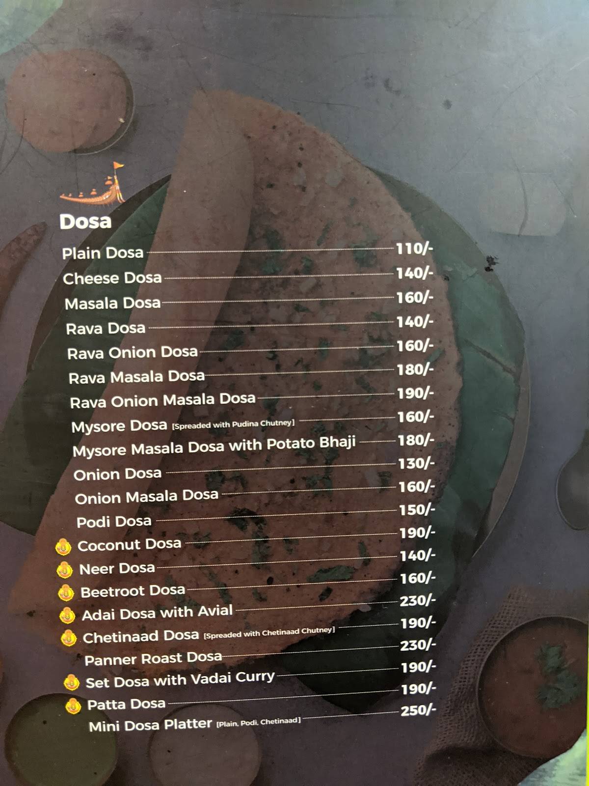 Menu at Thalaivaa South Indian Restaurant, Surat, LG/7-8-21