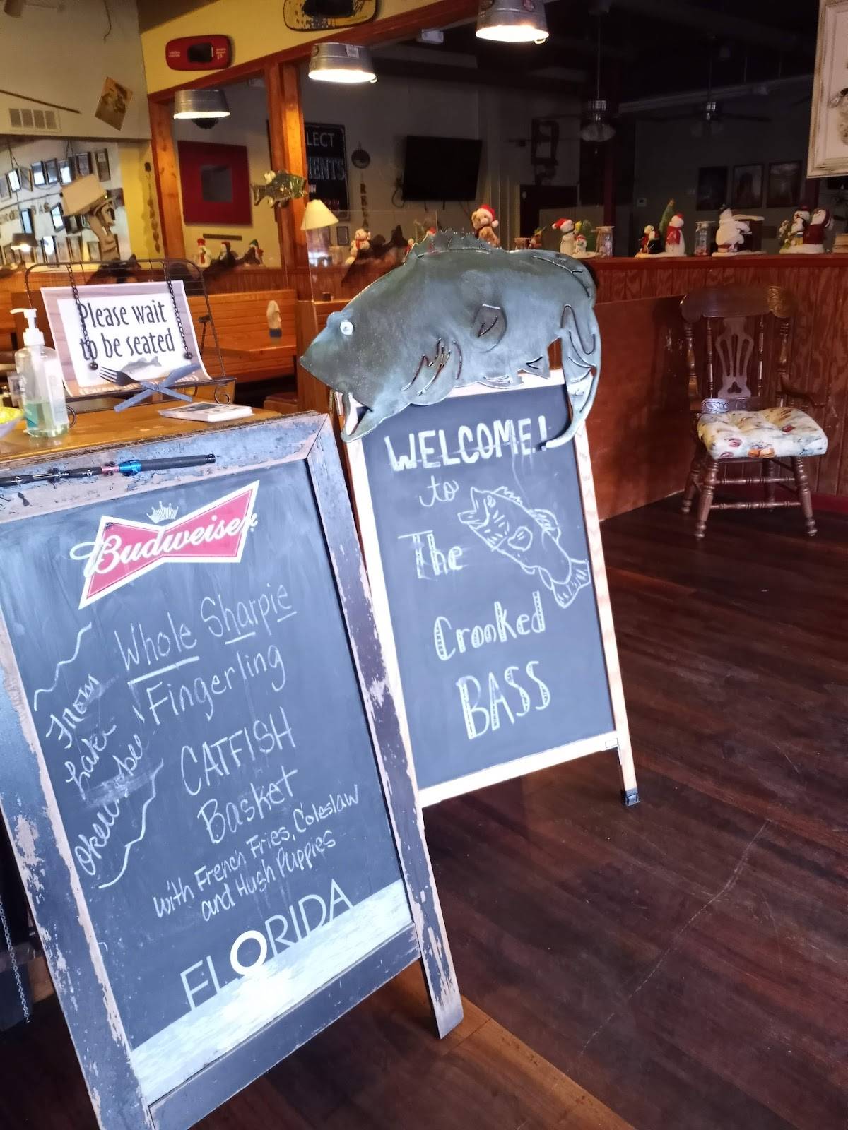 Menu at The Crooked Bass Grill and Tavern pub & bar, Babson Park