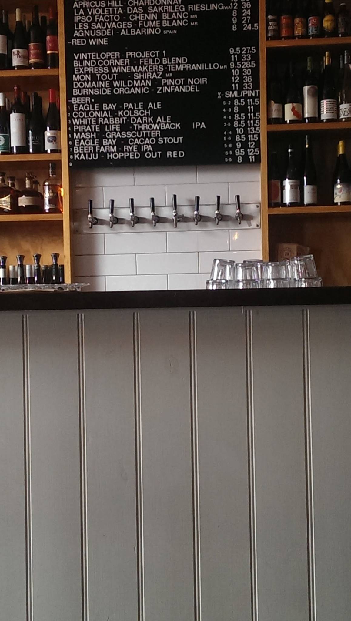 Menu at The Fire Station pub & bar, Busselton