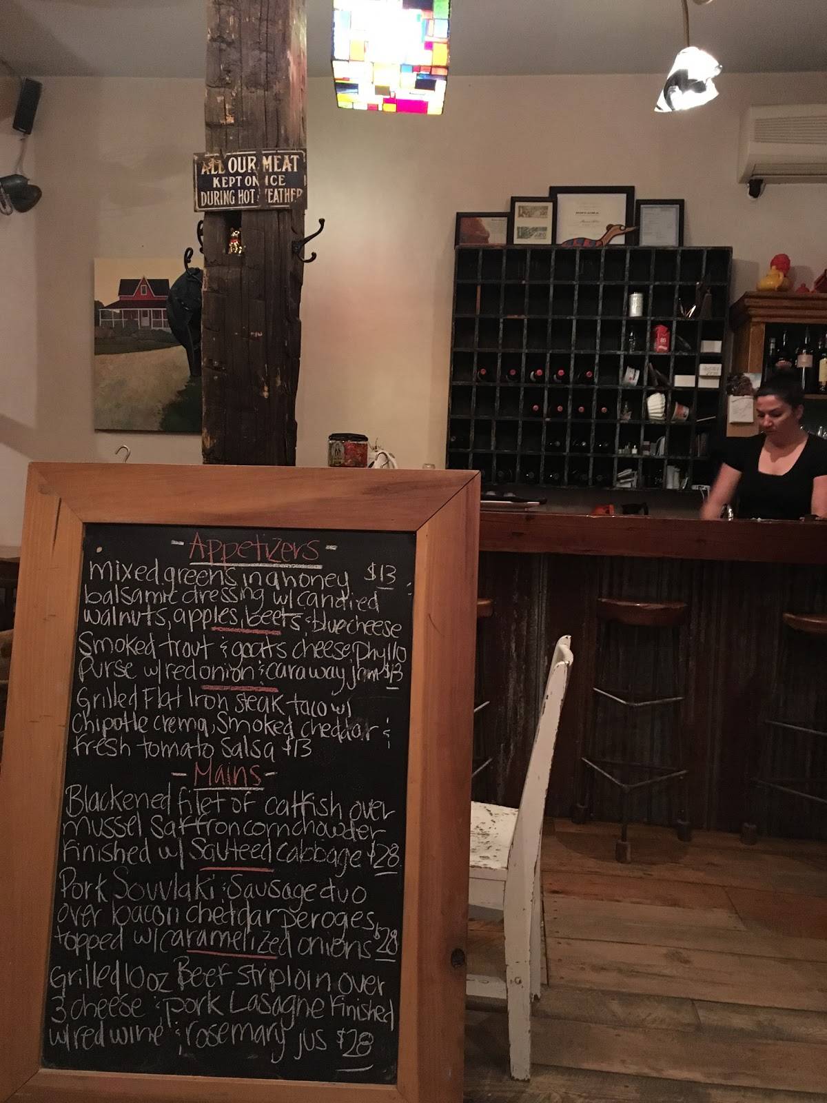 Menu at The Flying Chestnut Kitchen restaurant, Eugenia