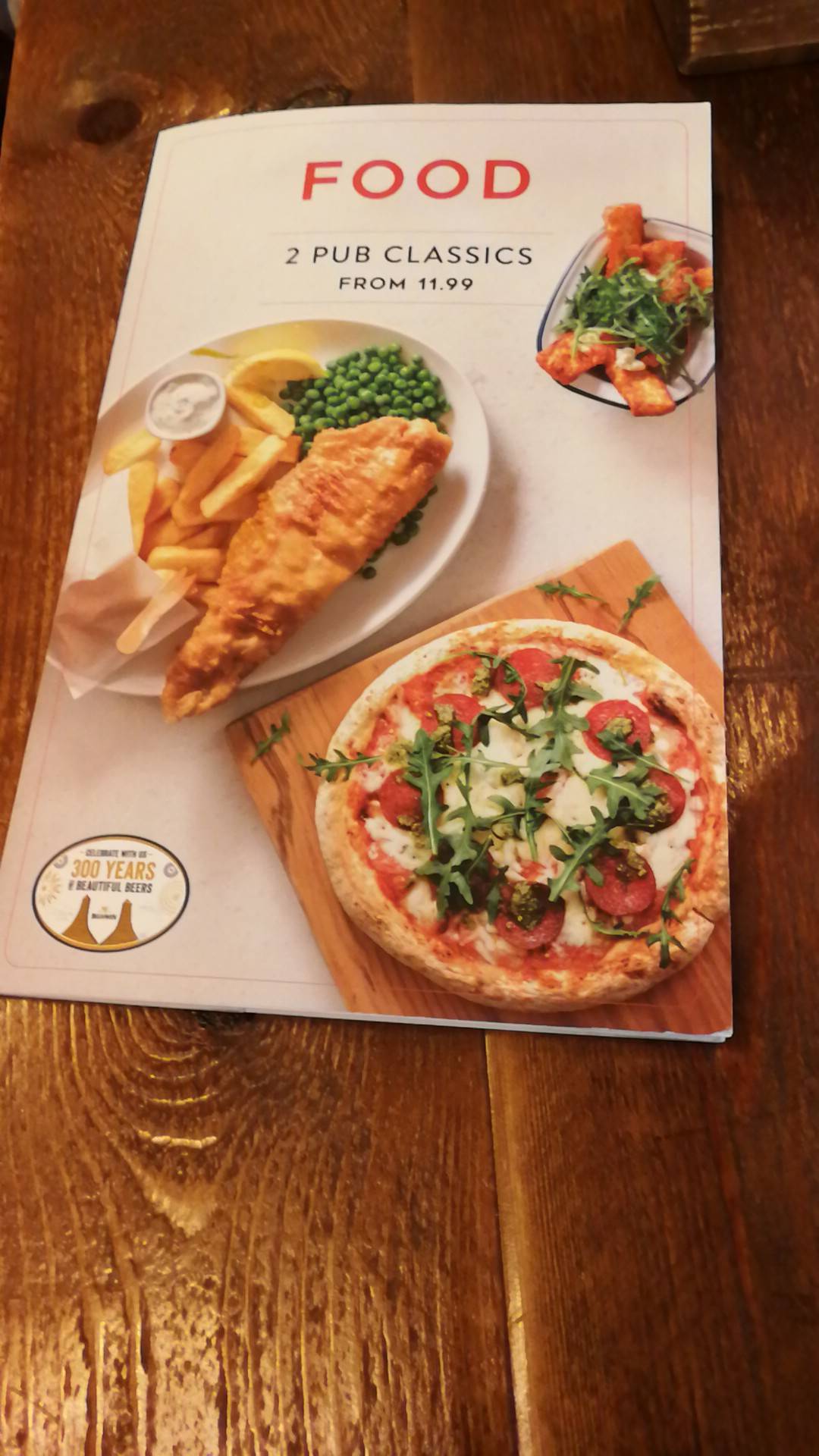 Menu at The Foundry pub & bar, Perth