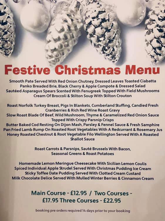 Menu at The Griffin Inn pub & bar, Northampton