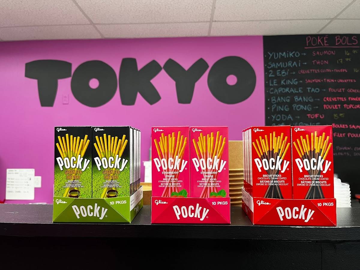 Menu at Tokyo Bol + Bubble Tea restaurant, Saint-Hyacinthe