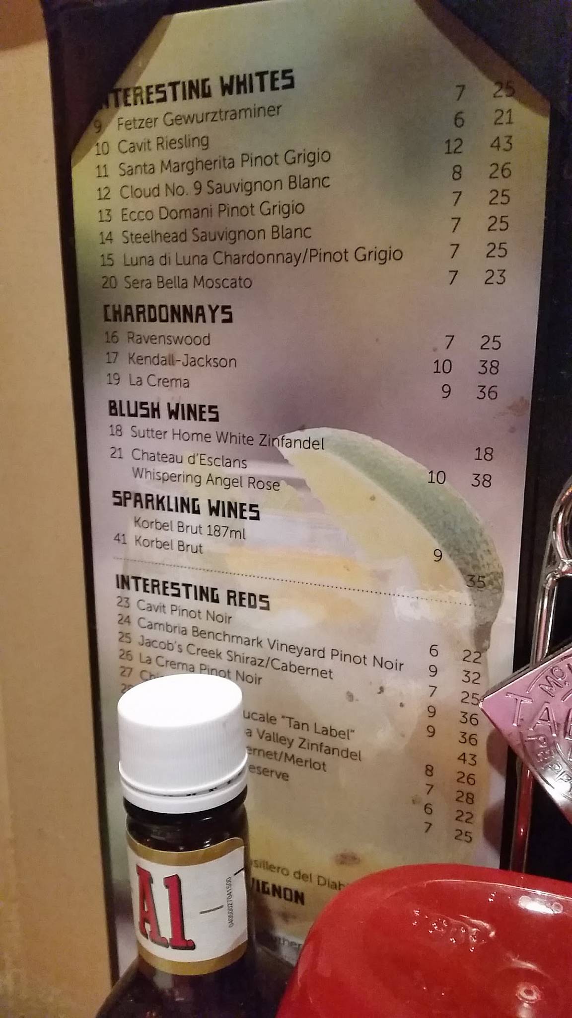 Menu at The Office Restaurant & Lounge, Toms River