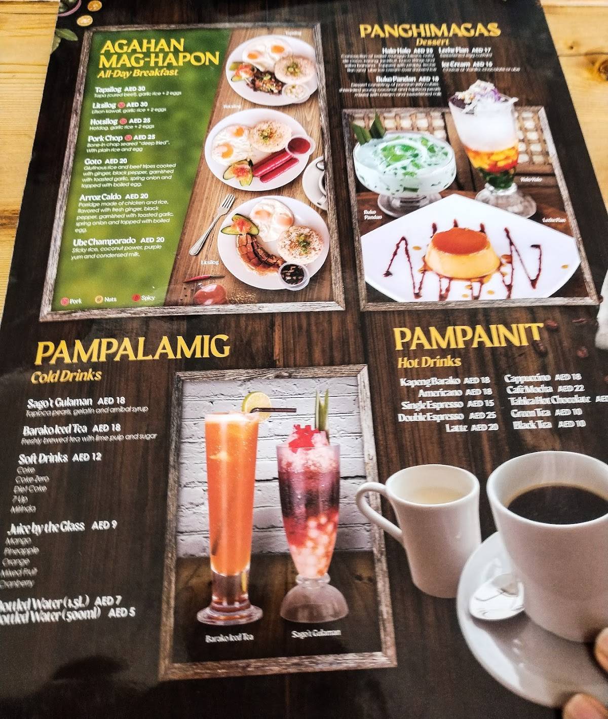 Menu at BARAKO Grill, Umm Al Quwain