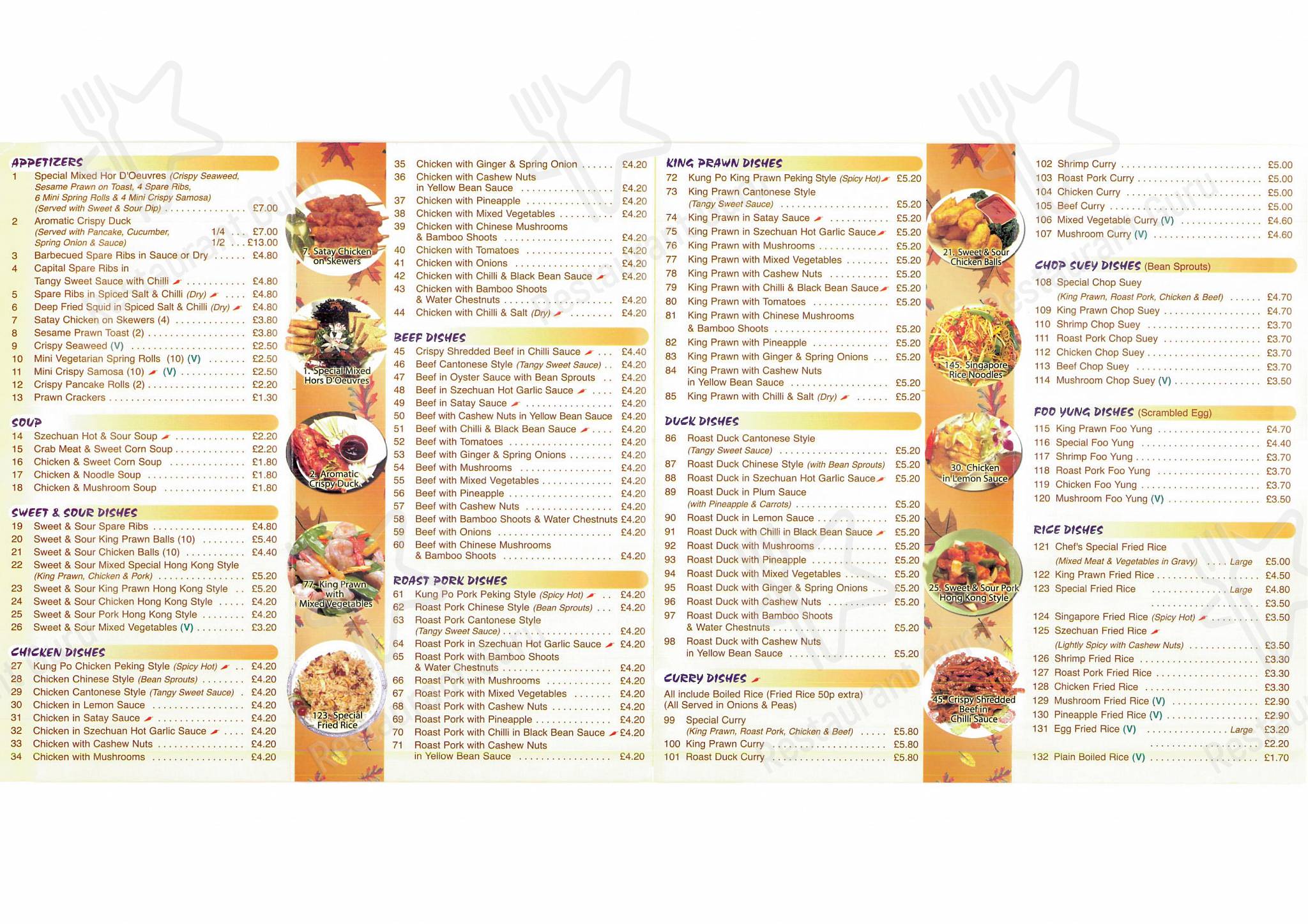 Menu at The Royal Taste Hockley fast food, Hockley