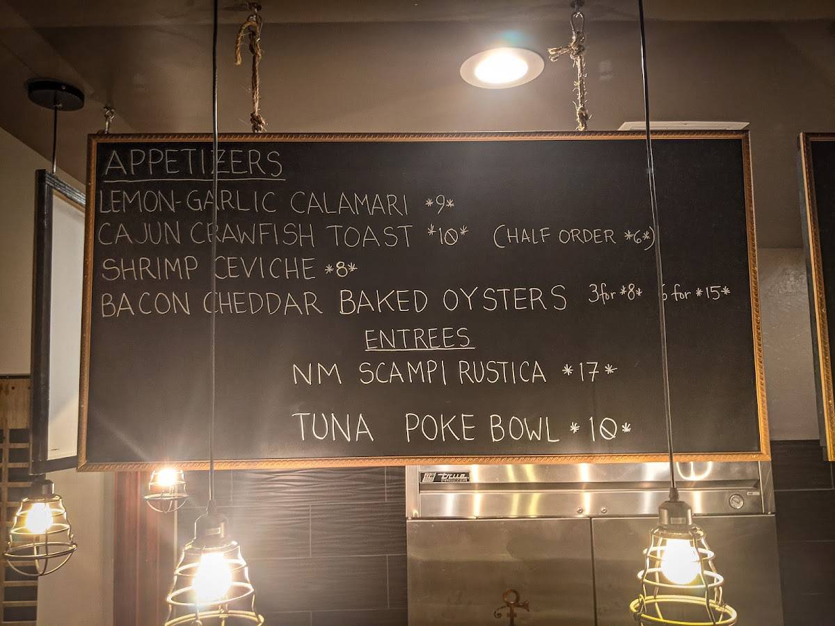 Menu at 505 Central Food Hall restaurant, Albuquerque