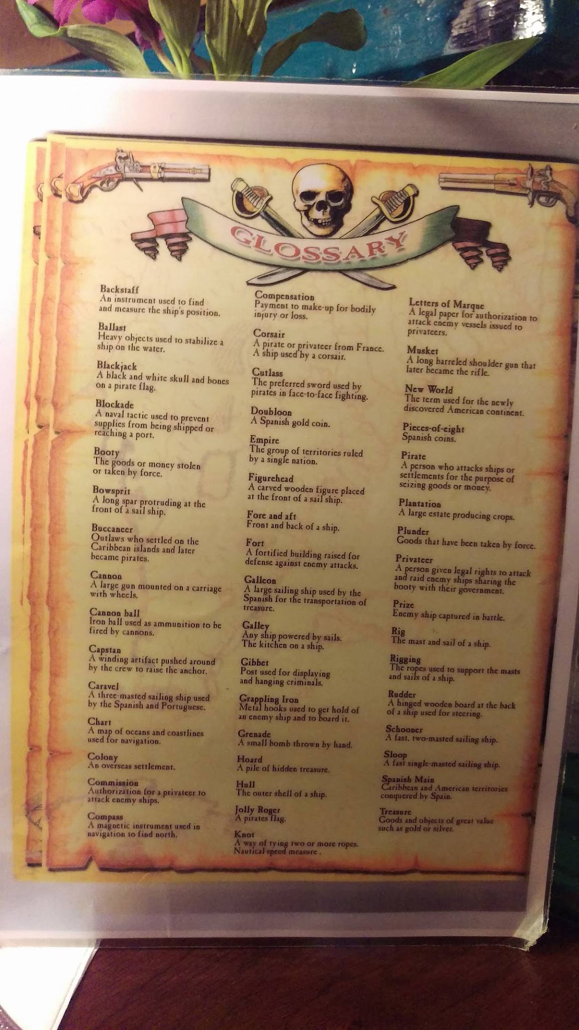 Menu at Admiral Benbow pub & bar, Penzance