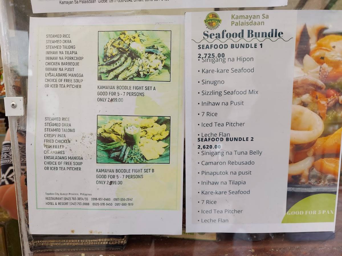 Menu at Air Summit Gourmet restaurant, Tayabas, 3H59+GWP