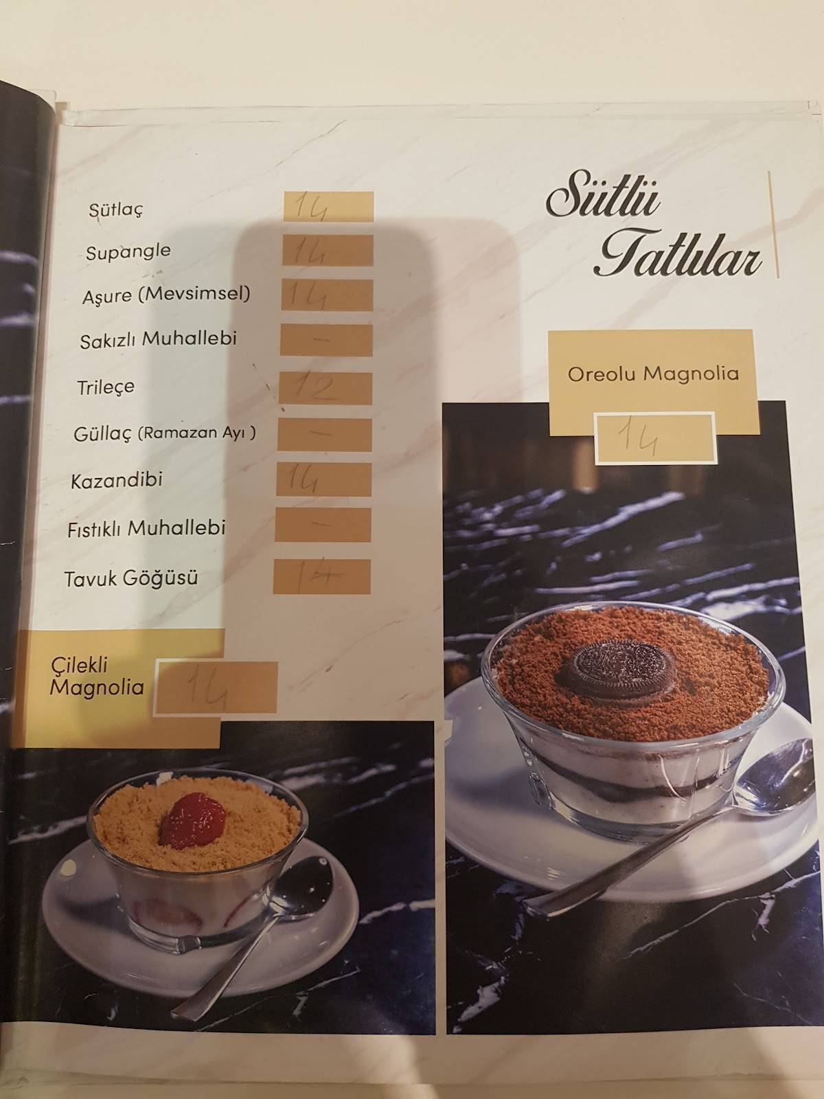 Menu at Akdeniz Dondurma, Antalya, Balbey Mah. Sehit Binbasi Cengiz ...