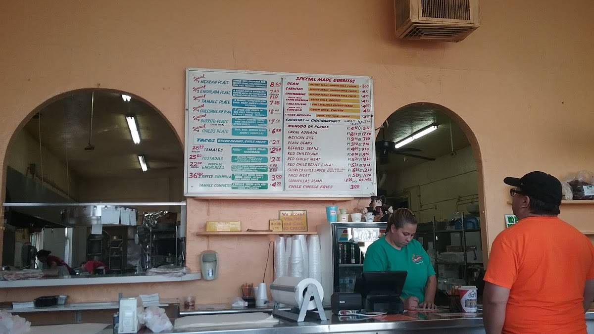 Menu at El Modelo Mexican Foods restaurant, Albuquerque