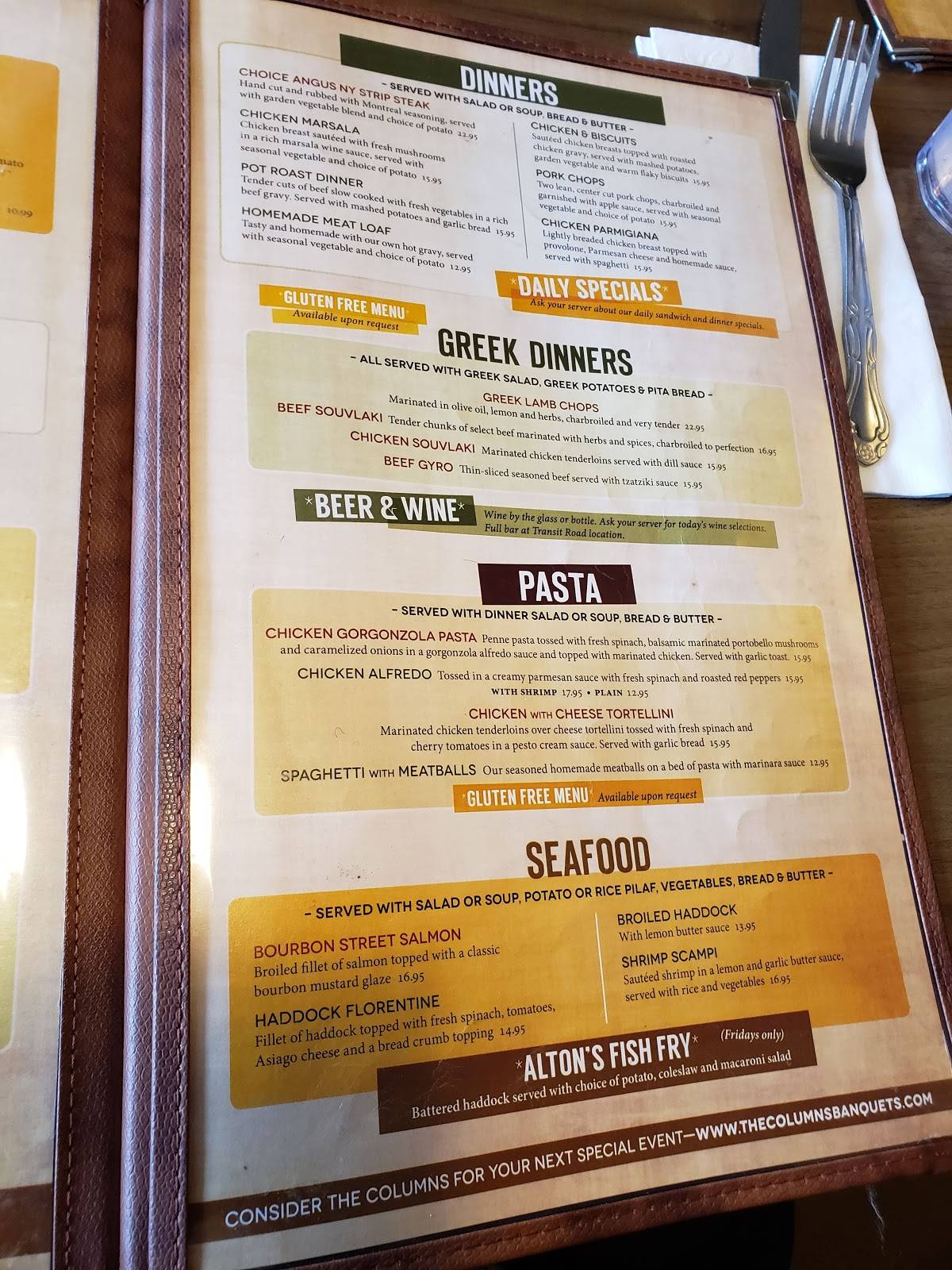 Menu at Alton's Restaurant - Cheektowaga, Buffalo, Walden Ave