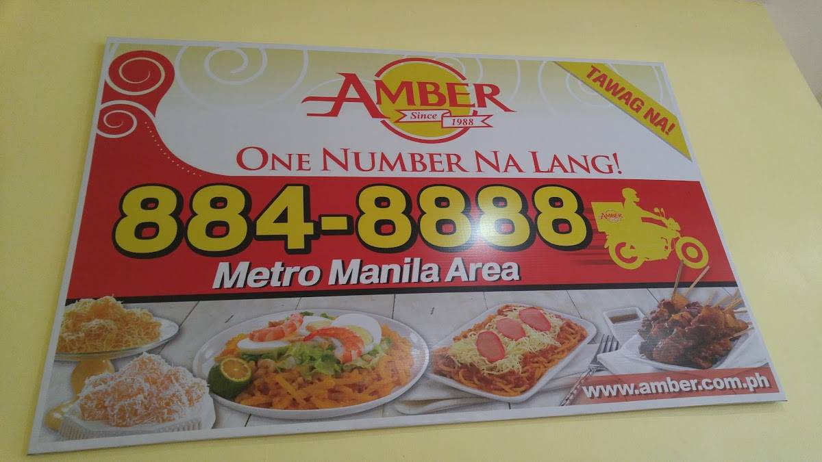 Menu at Amber Golden Chain of Restaurants, Mandaluyong