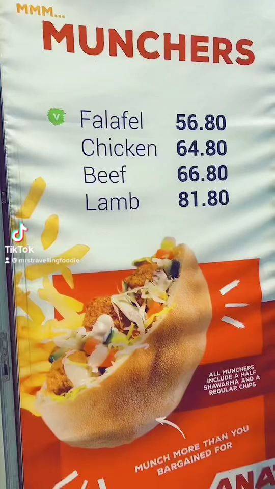 Speisekarte von Anat Mall of Africa restaurant, Midrand, Shop 1240