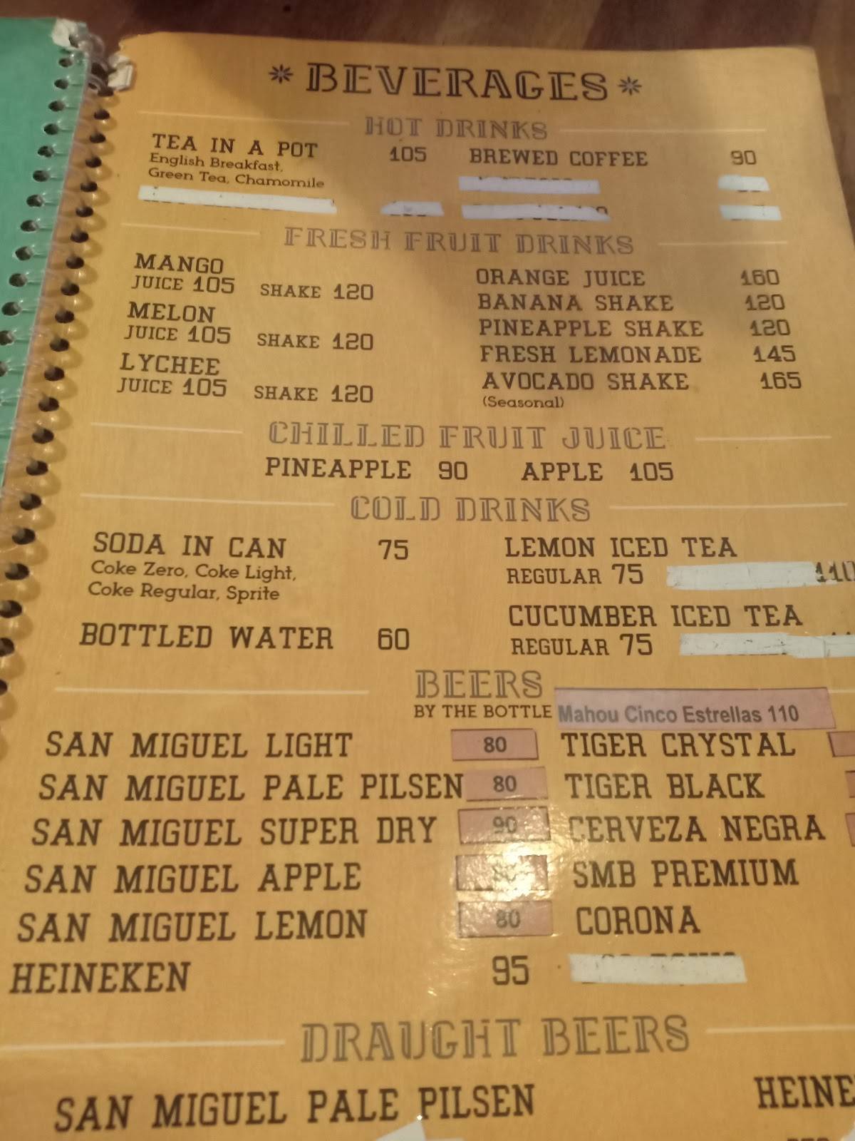 Menu at Antro Kitchen & Tap restaurant, Santa Rosa, Ayala Malls Solenad ...