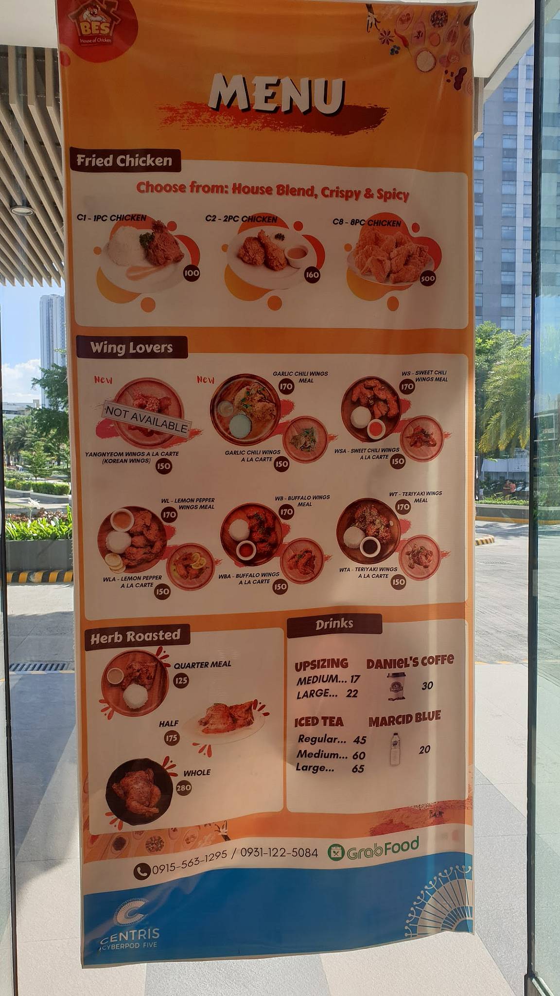 Menu at BES House of Chicken/ SALUT Restautrant restaurant, Quezon City