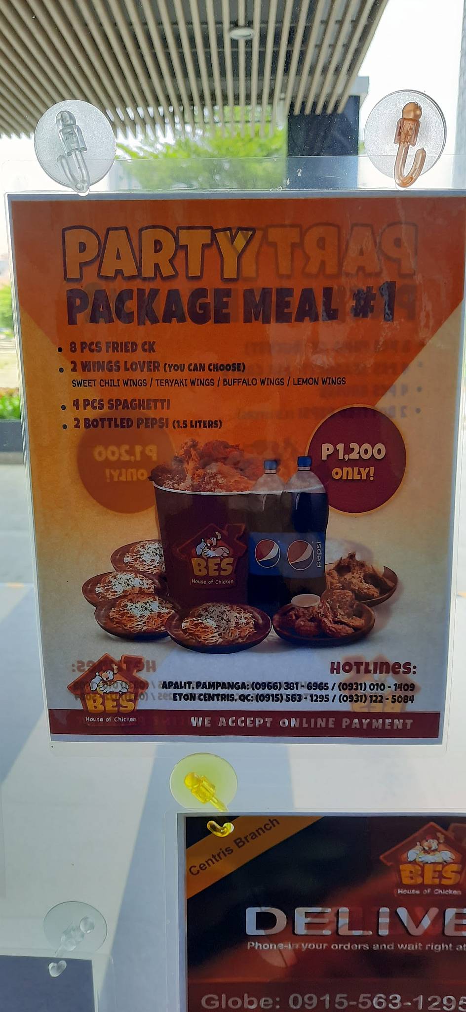 Menu at BES House of Chicken/ SALUT Restautrant restaurant, Quezon City