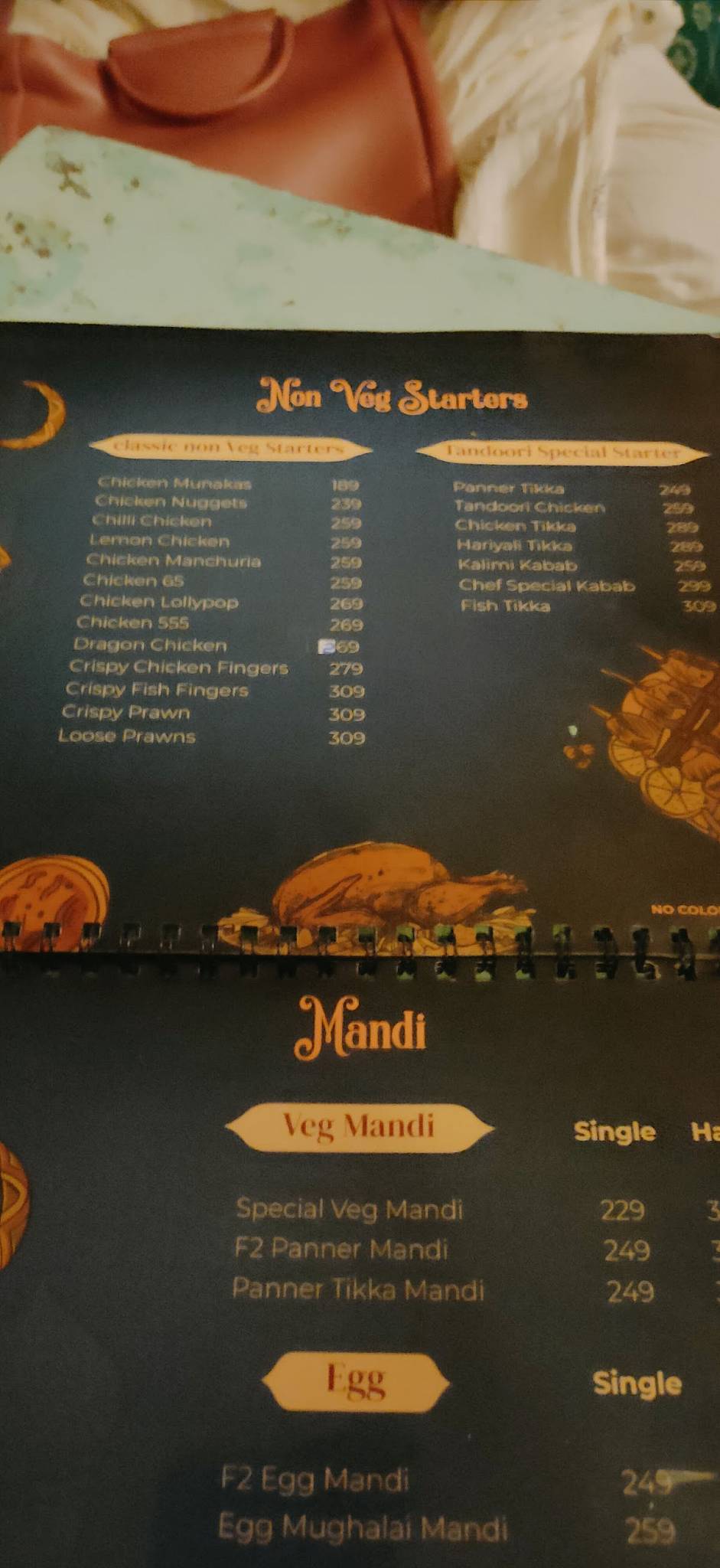 Menu at Barkas Arabian kitchens, Kakinada