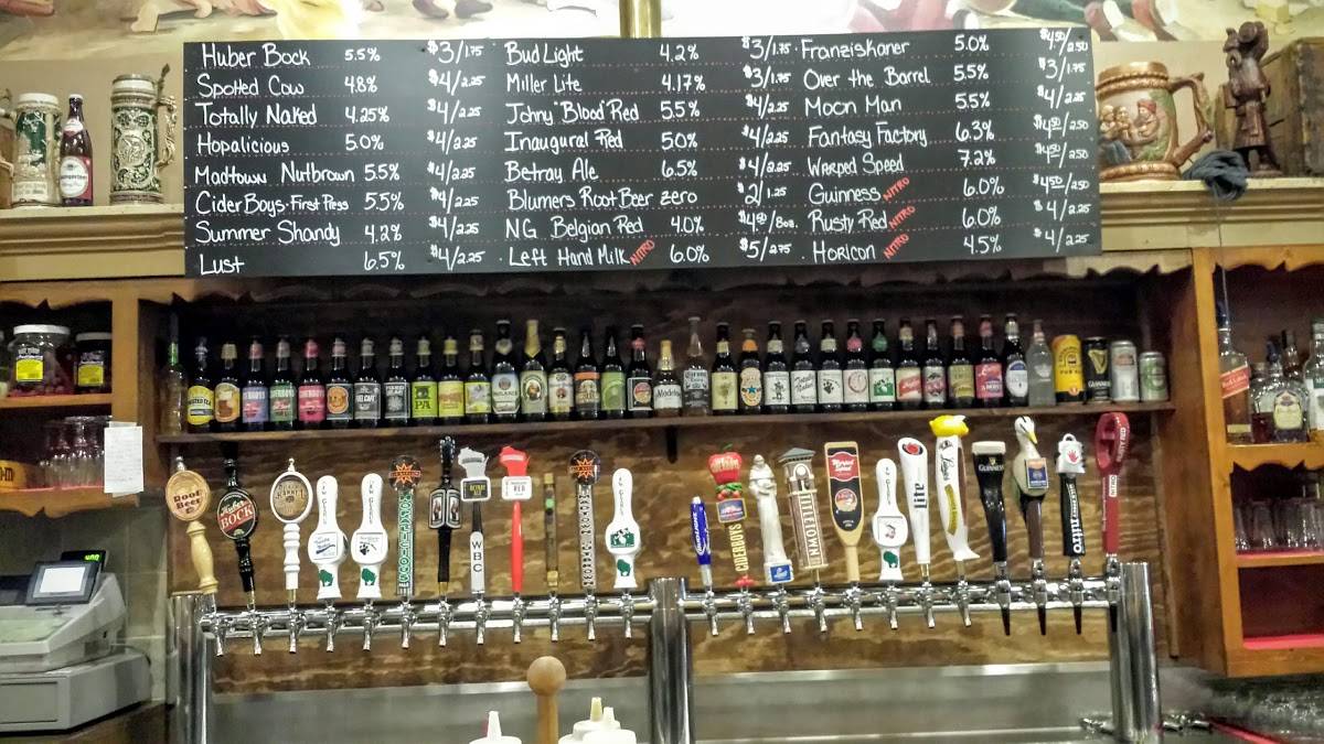 Menu at Baumgartner's Cheese Store & Tavern pub & bar, Monroe