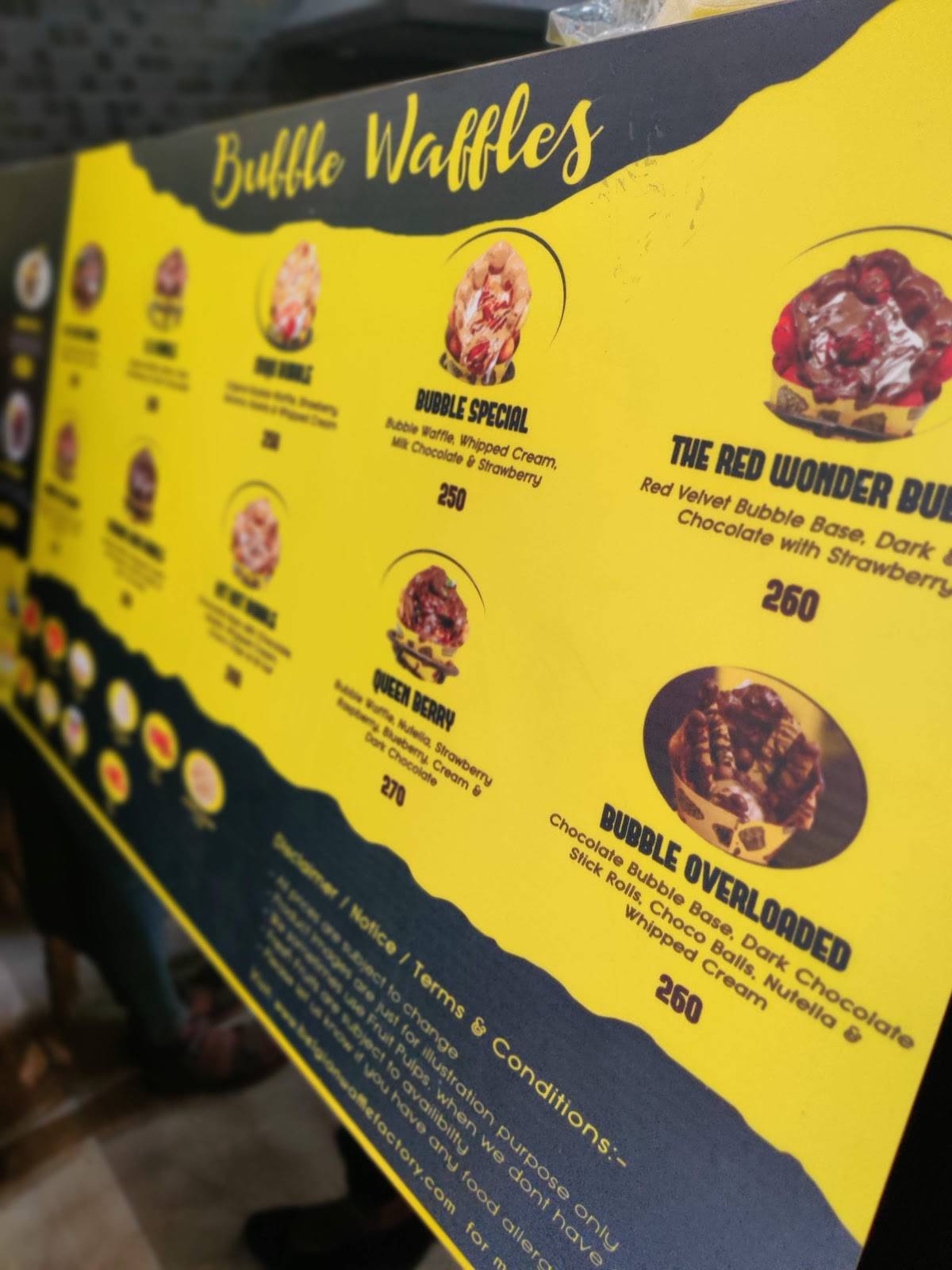 Menu at Belgian Waffle Factory Rajarajeshwari Nagar, Bengaluru
