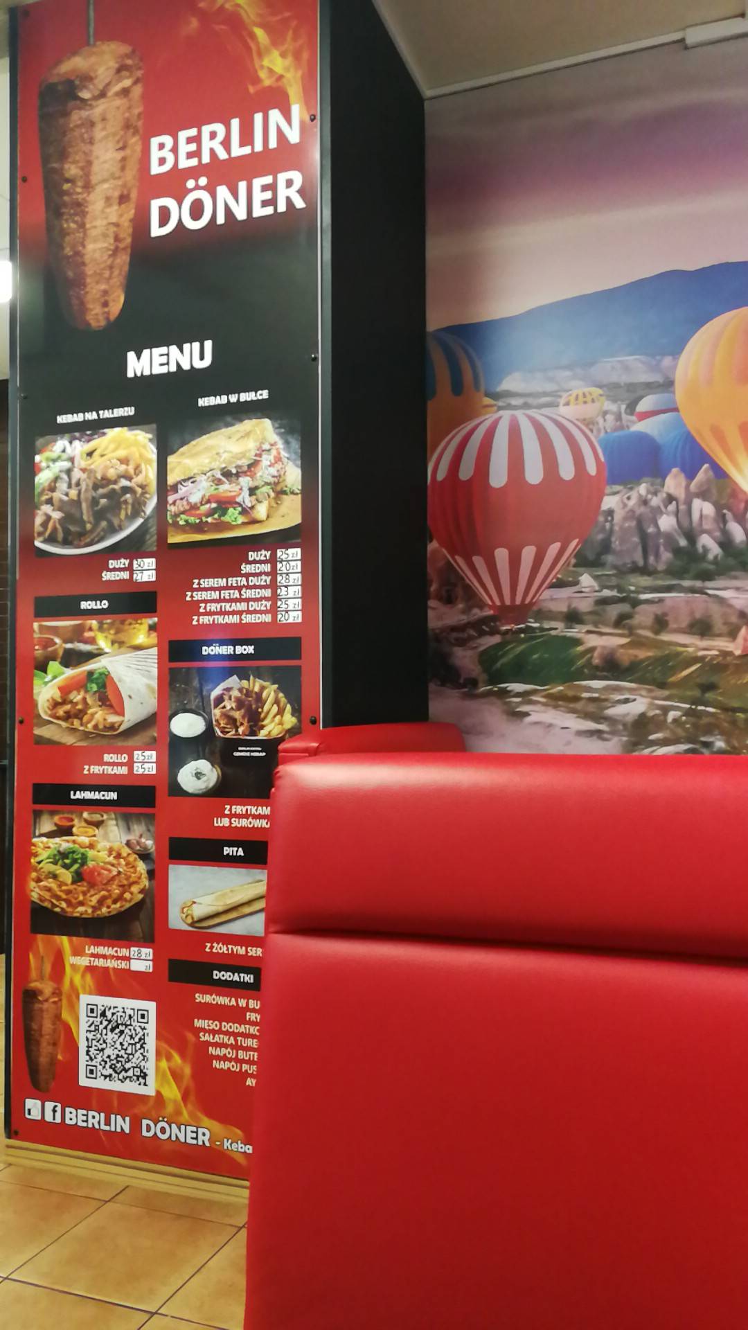 Menu at Berlin Doner Kebab restaurant, Gryfice