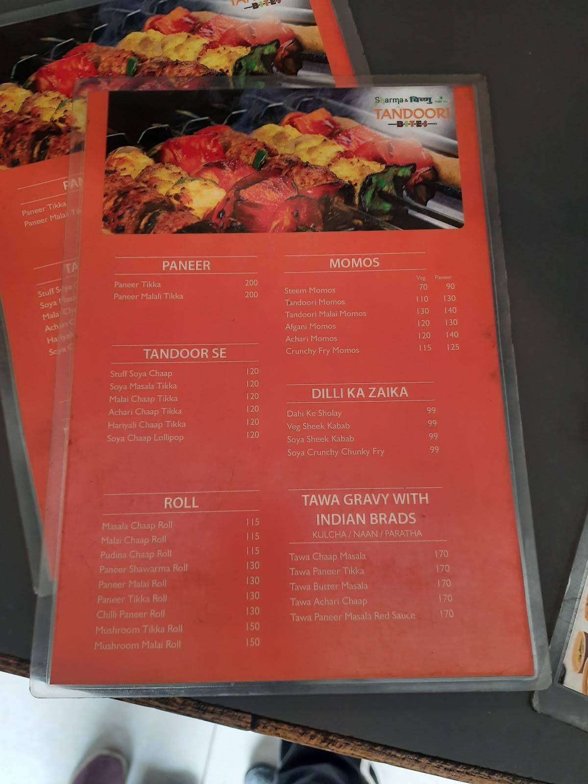 Menu at Sharma Vishnu Fast Food, Bhopal